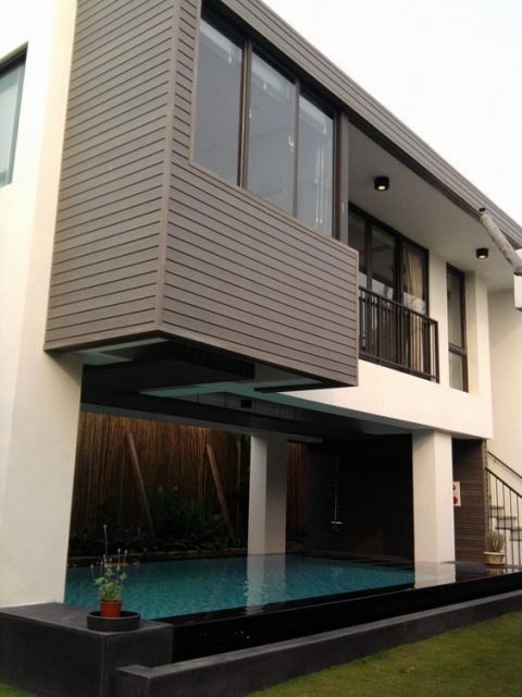 Inspirasi Facade (Fasad) Material WPC - Solideflex